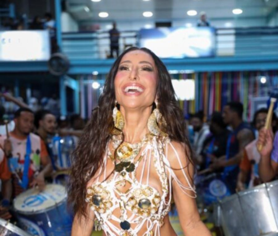 Sabrina Sato brilha no primeiro ensaio da Vila Isabel rumo ao Carnaval 2026