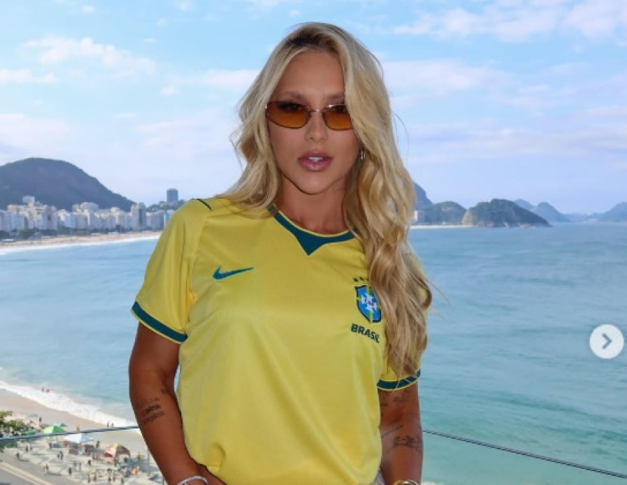 Virginia agradece a Vini Jr. por defendê-la de insultos em jogo do Brasil